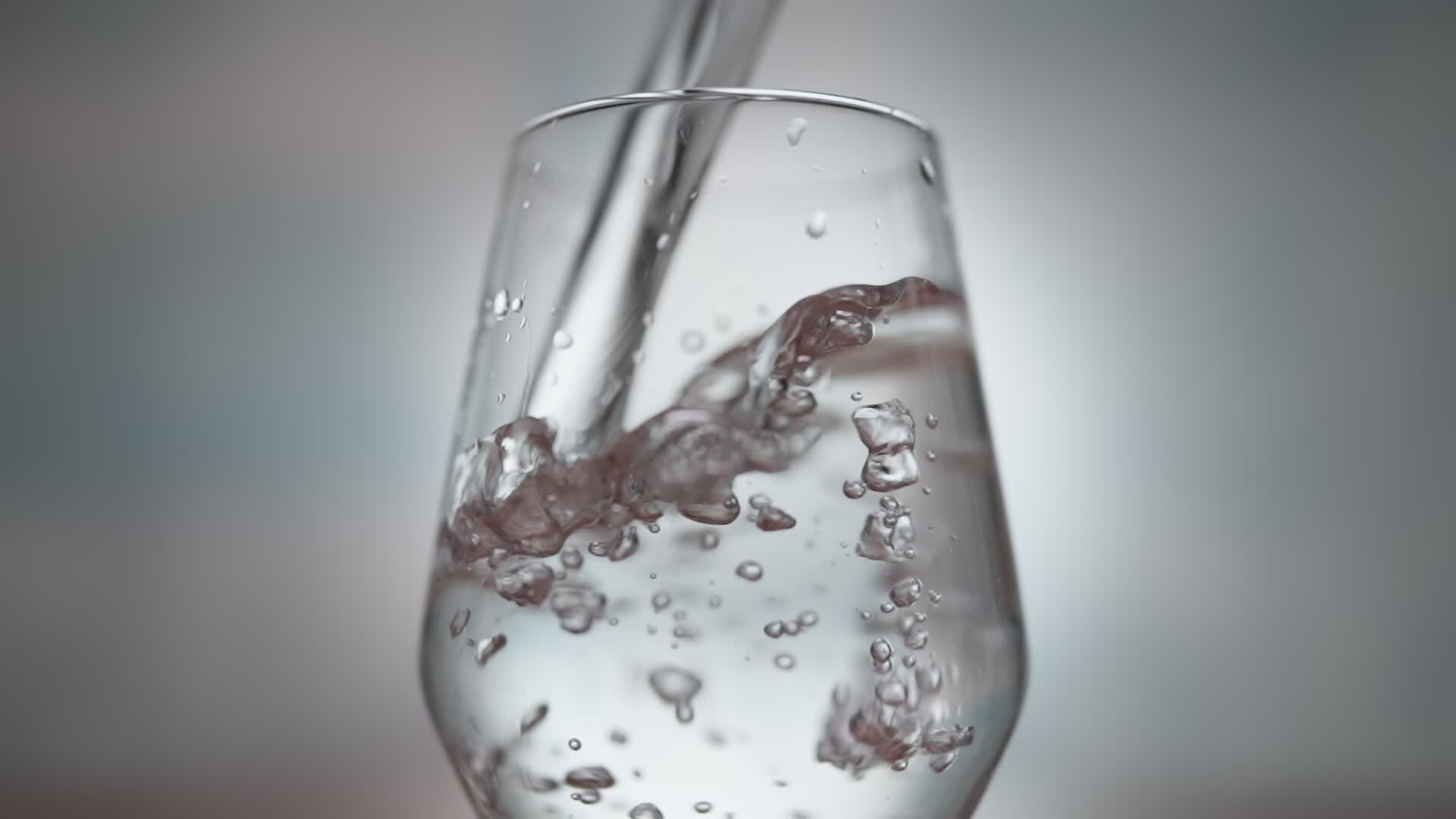 Glass Filled with Sparkling Water Bubbles 49311178 Stock Video at Vecteezy