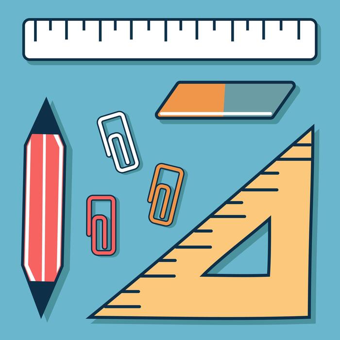 School Math Tools Vector Art, Icons, and Graphics for Free Download