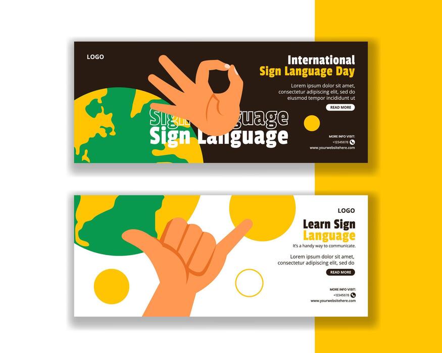 Page 2 | International Day Of Sign Languages Vector Art, Icons, and ...