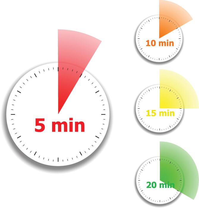 5 Minute Clock Vector Art, Icons, and Graphics for Free Download