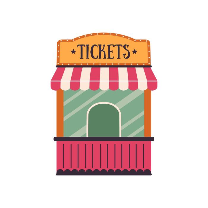 Ticket Booth Vector Art, Icons, and Graphics for Free Download