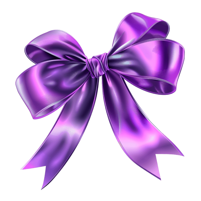 Purple Bow PNGs for Free Download