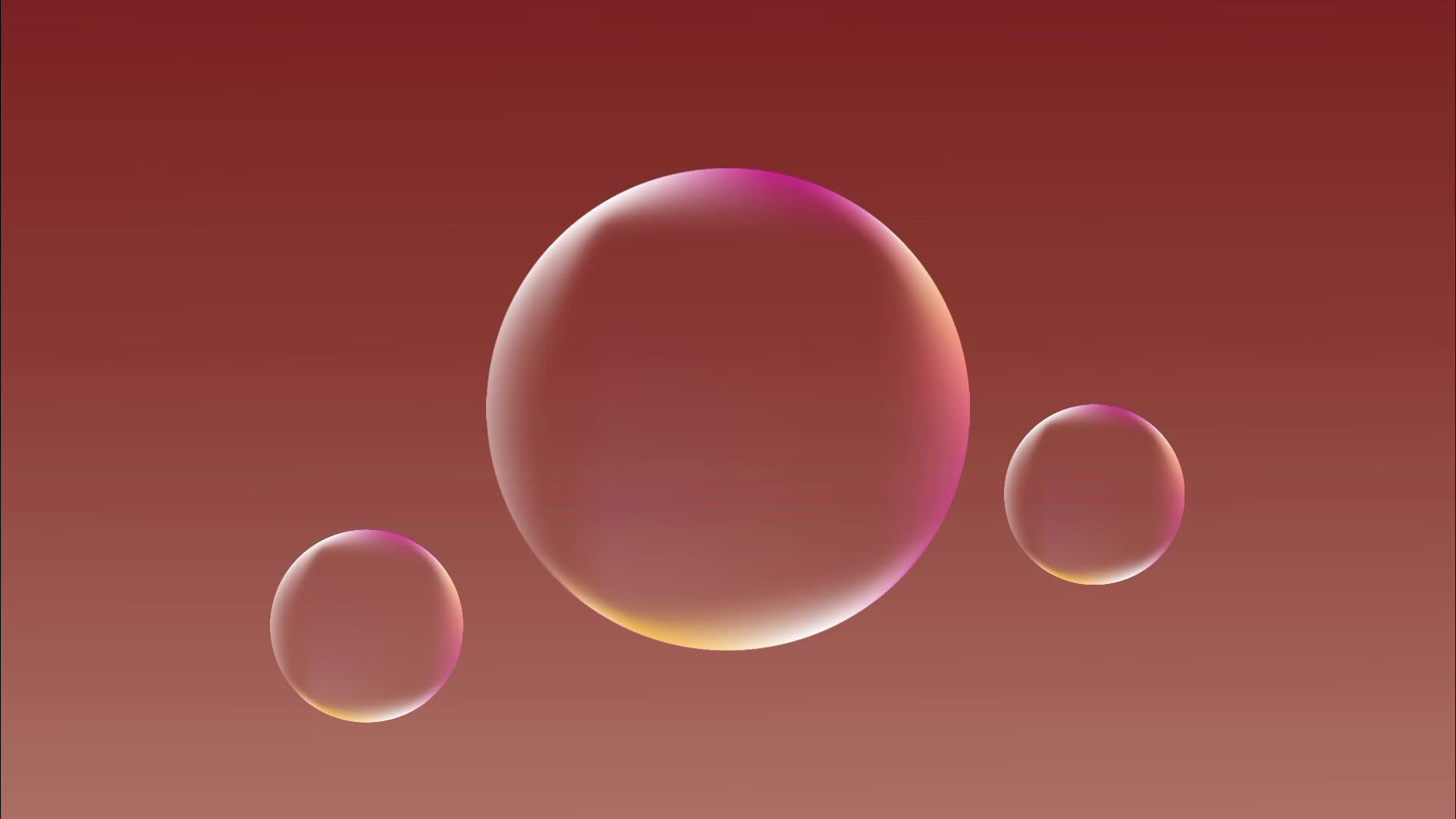 Smooth animation of motion bubbles. Realistic bubbles slow bounce on ... Smooth animation of motion bubbles. Realistic bubbles slow bounce on ...