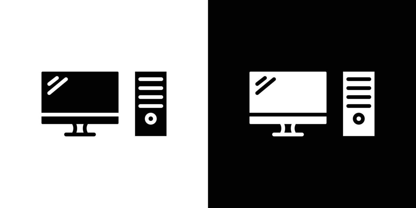 Computer Black And White Vector Art, Icons, and Graphics for Free Download