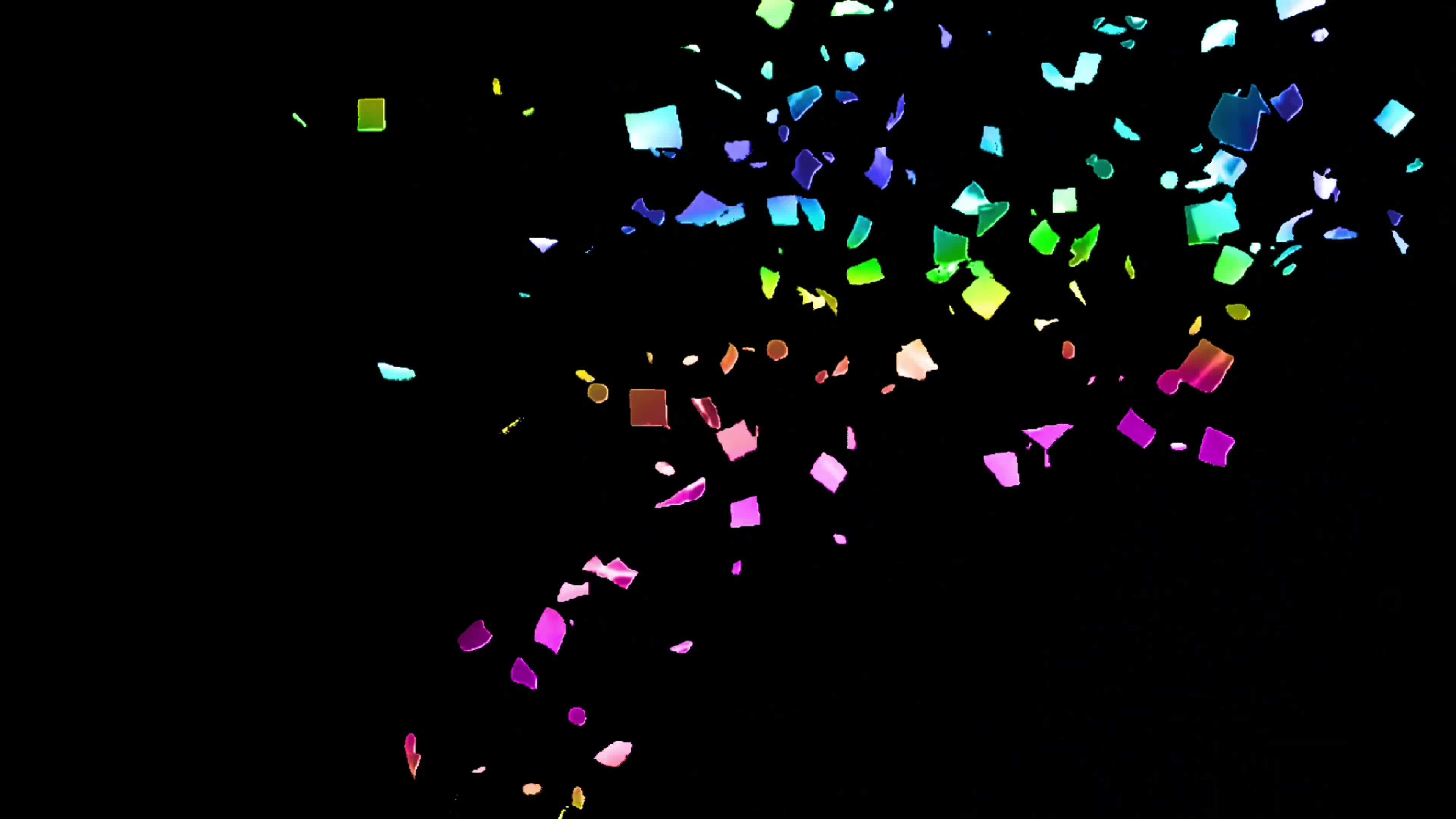 confetti celebrate party effect overlay 49468875 Stock Video at Vecteezy