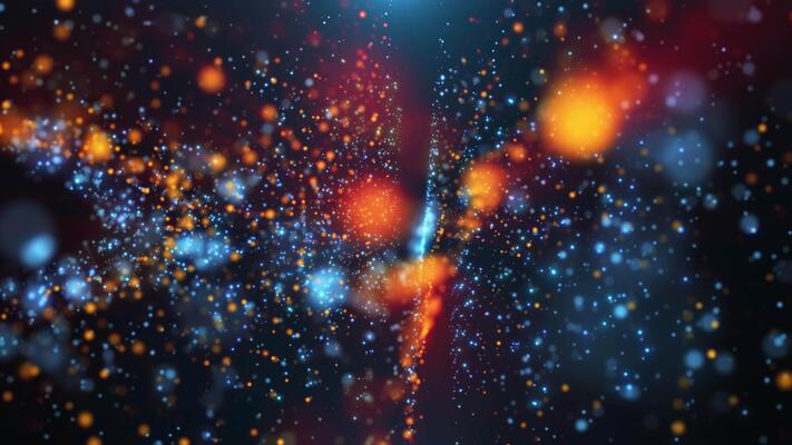 Particle Background Stock Video Footage for Free Download