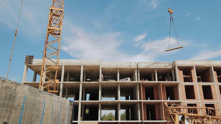 Building Construction Site Stock Video Footage for Free Download