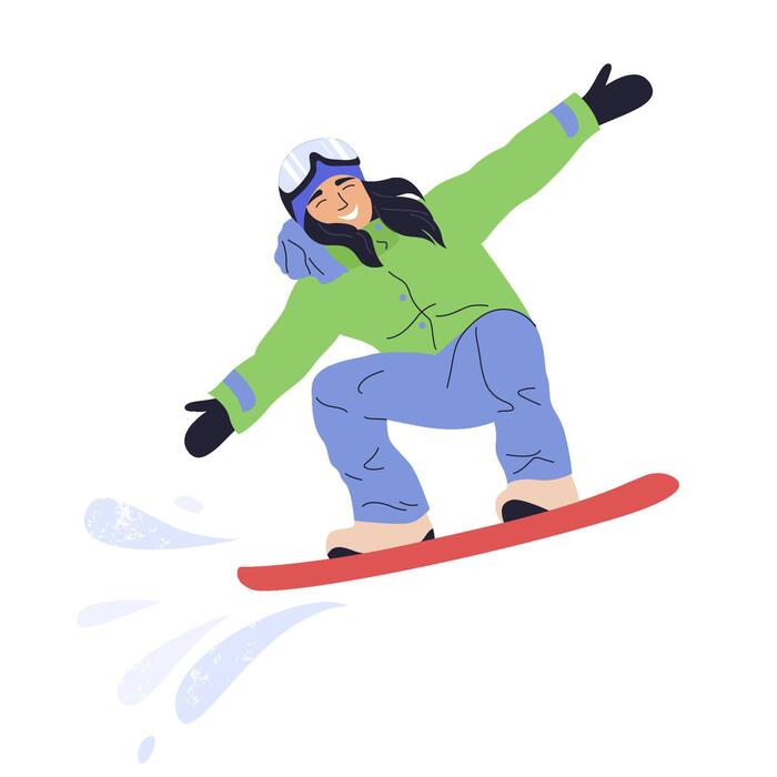 Snowboard Girl Vector Art, Icons, and Graphics for Free Download