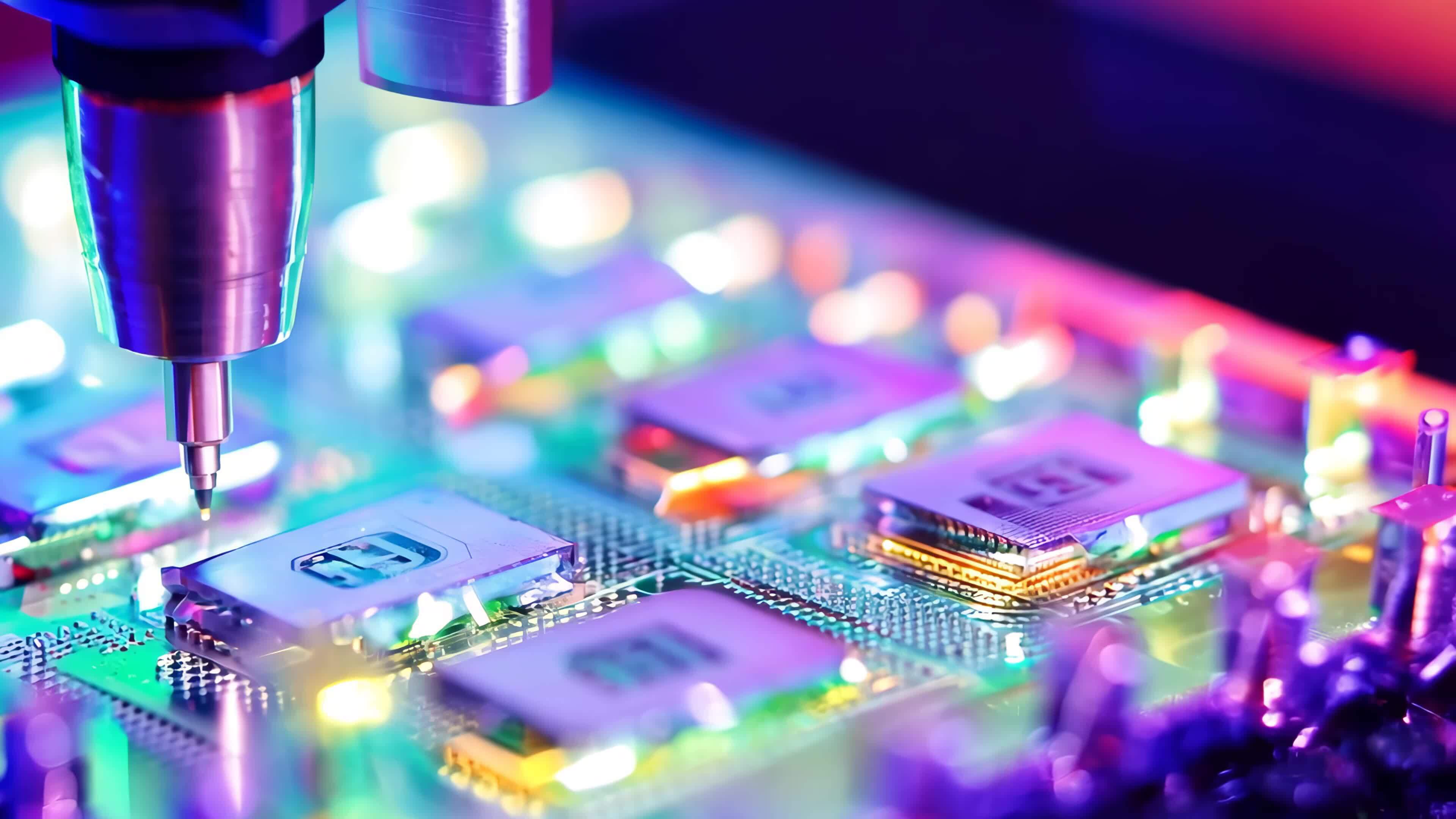 Pastilla Producción Impresión Procesador Upc Componente Ai Memoria