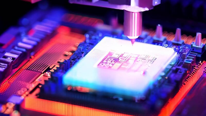 Pastilla Producción Impresión Procesador Upc Componente Ai Memoria