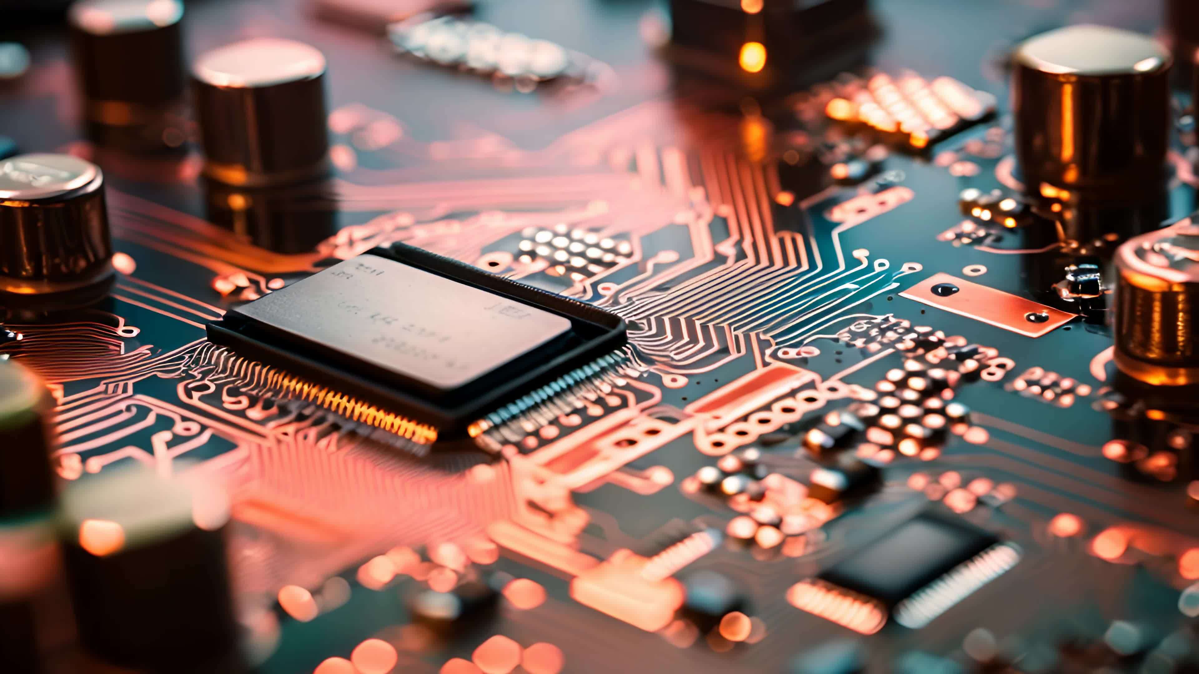 Microchip Computer Chip Processor Ai Computation Power Pc Mobile Arm Programming Silicon