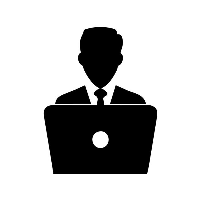Man Computer Icon Vector Art, Icons, and Graphics for Free Download