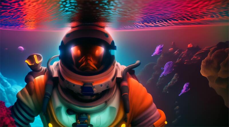 The journey to a new planet lies beneath the sea where life and ...