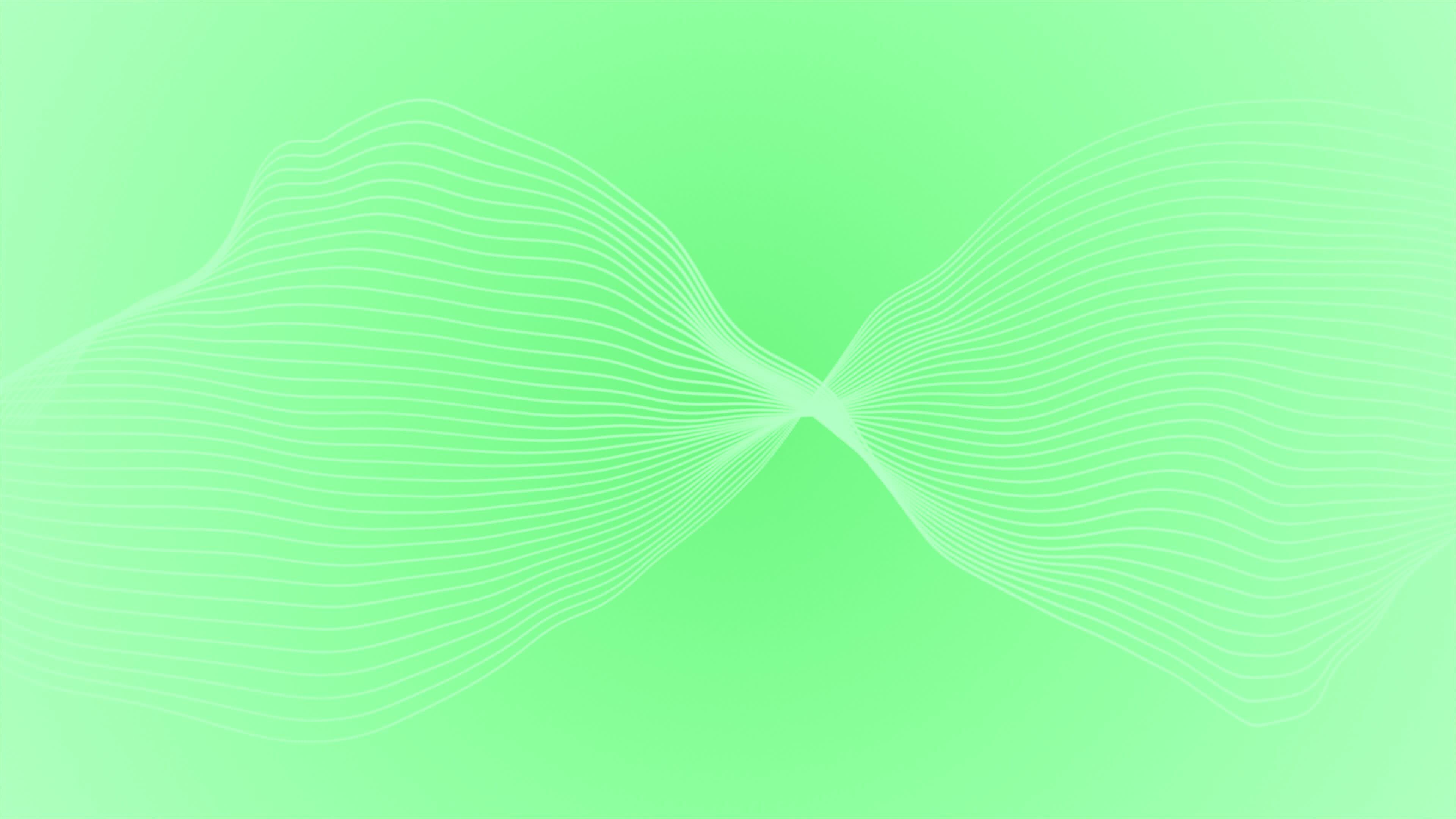 Green Color Abstract Wavy Pattern Futuristic Flowing Particles Abstract