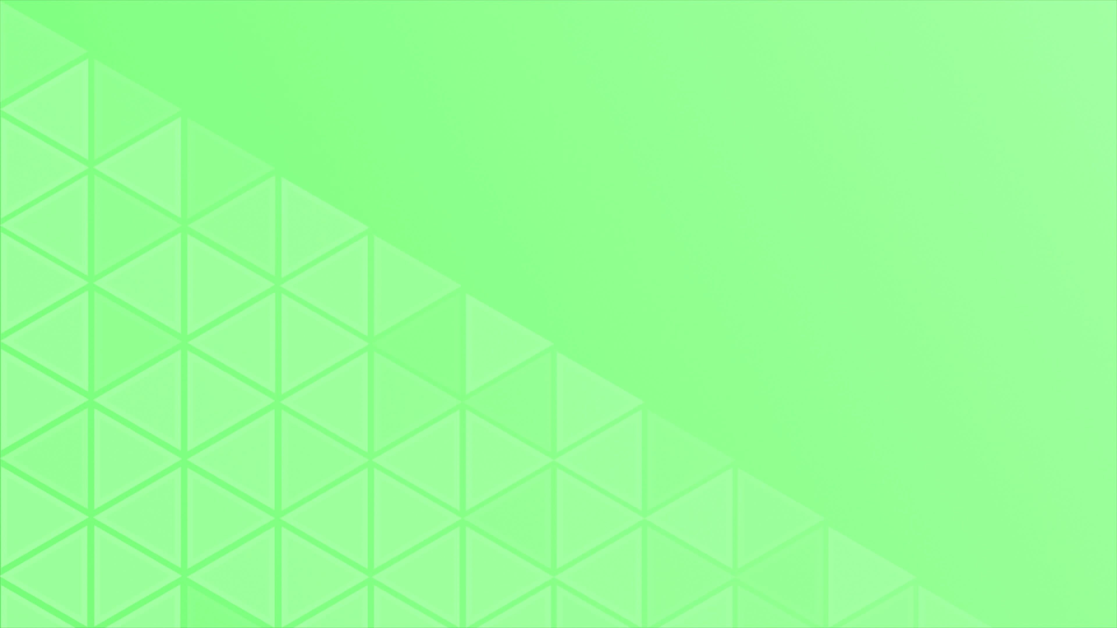 Green Color Simple And Elegant Triangular Shape Tiles Futuristic Geometrical Loop Able