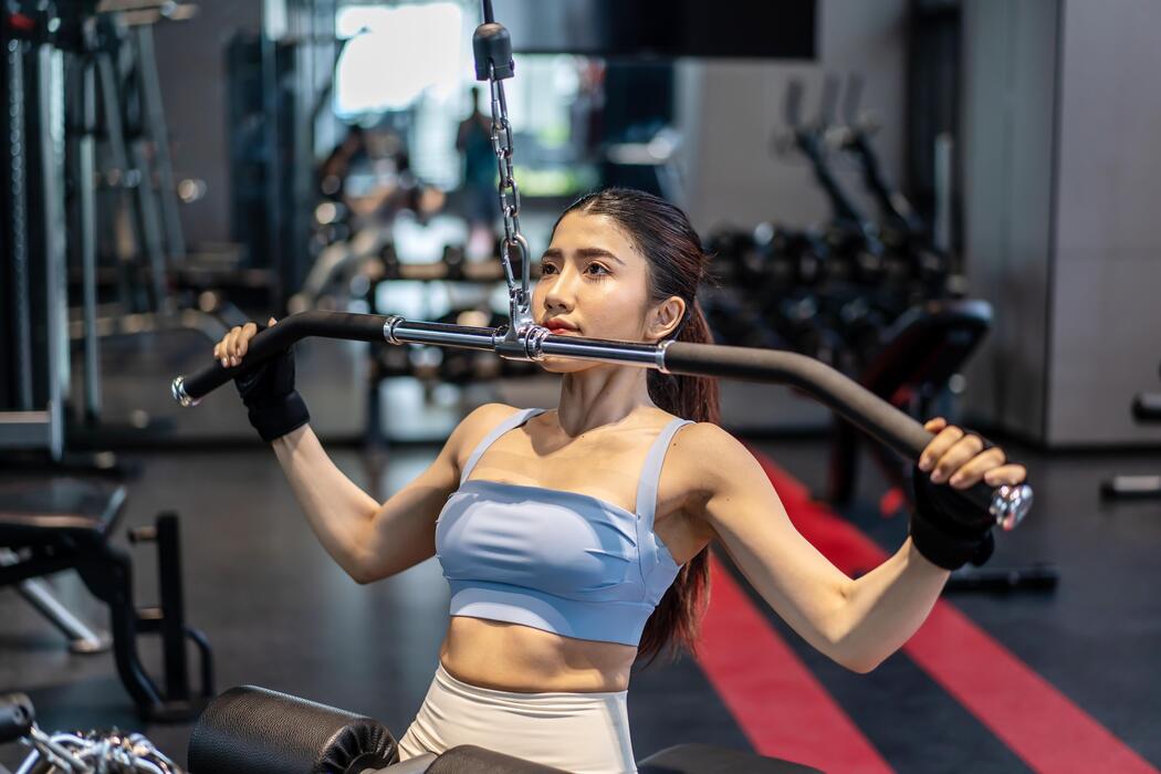 Asian Woman Gym Stock Photos, Images and Backgrounds for Free Download