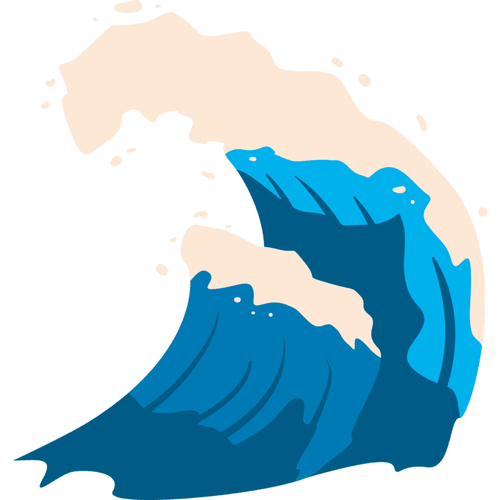 Wave Cartoon PNGs for Free Download