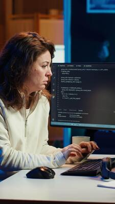 Coding Stock Video Footage for Free Download