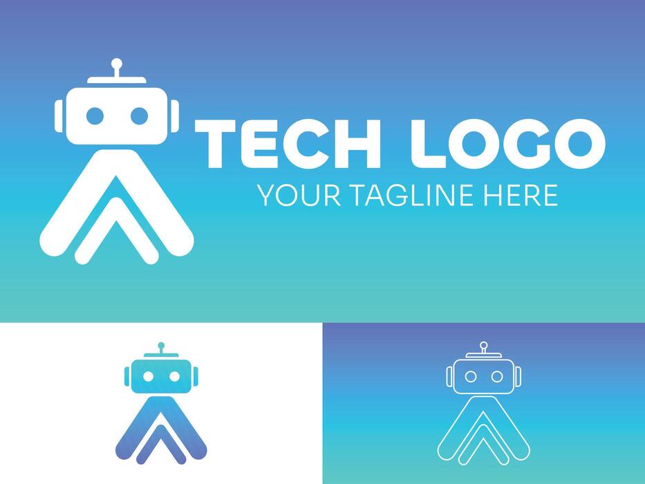 Ai Robot Logo Vector Art, Icons, and Graphics for Free Download