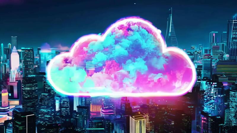 Cloud Computing Network Safe Encrypted Storage Personal Data Protection