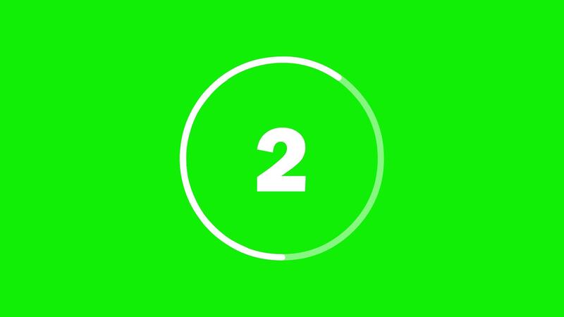 10 Seconds Circle Countdown Timer Animation 4k Green Screen Background 49734656 Stock Video At