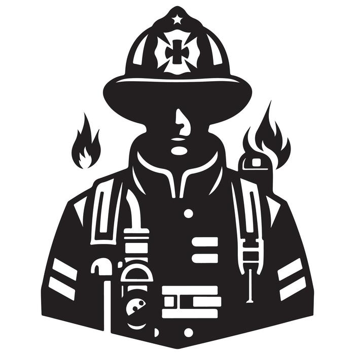 Firefighter Logo Vector Art, Icons, and Graphics for Free Download