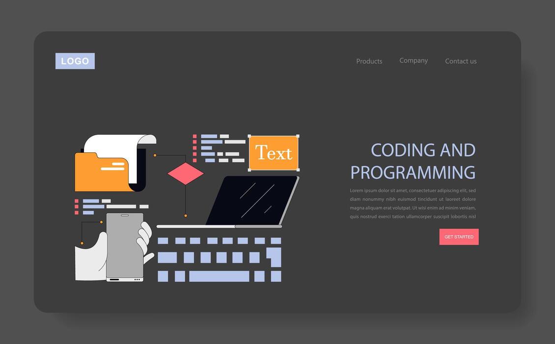 Programming Banner Vector Art, Icons, and Graphics for Free Download