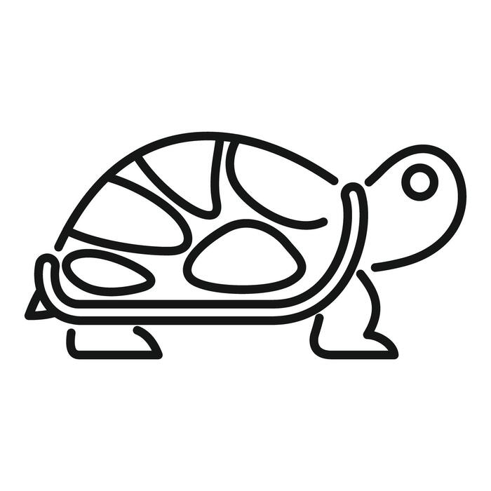 Tortoise Outline Vector Art, Icons, and Graphics for Free Download