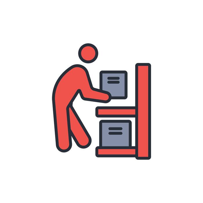 Manual Handling Icon Vector Art, Icons, and Graphics for Free Download