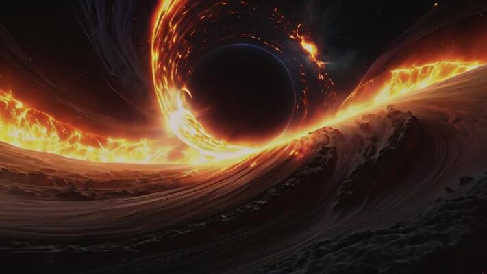 Black Hole Animation Stock Video Footage for Free Download