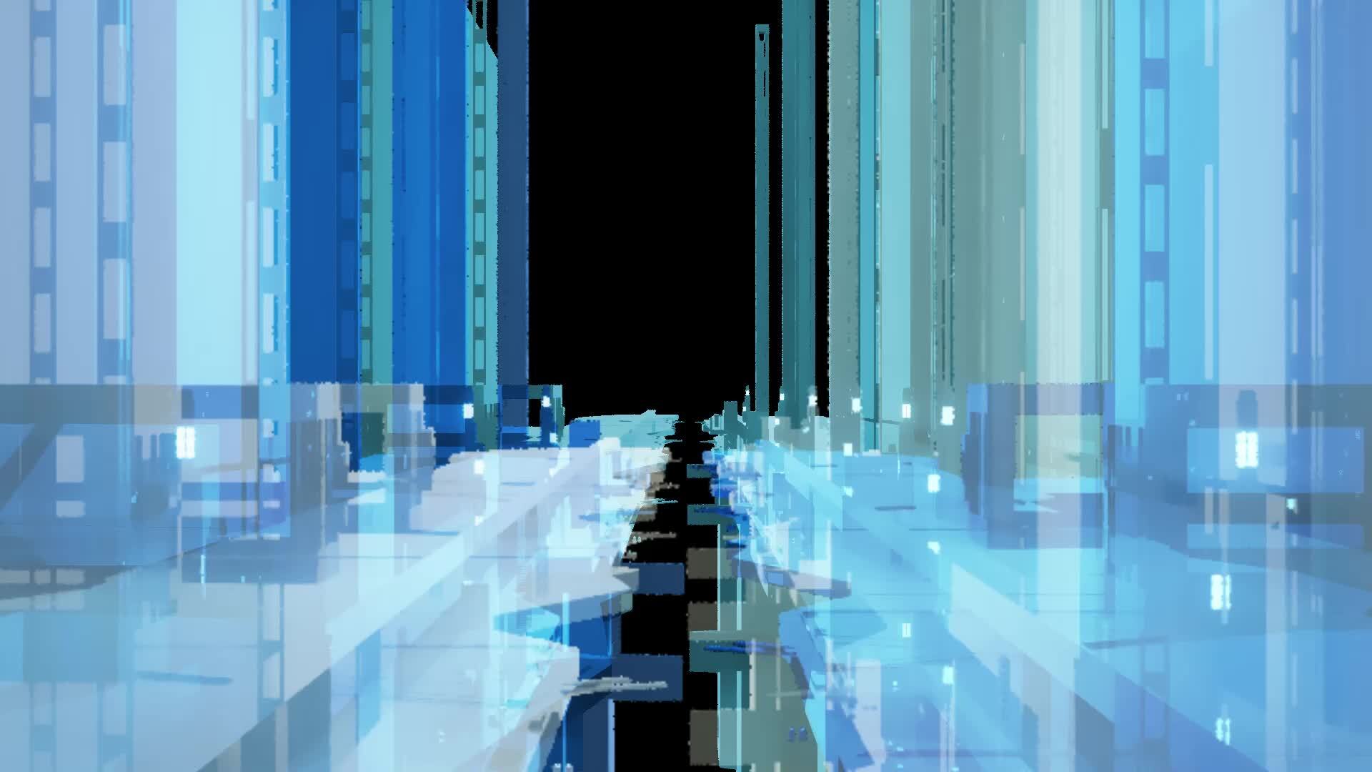 Abstract Technology Blocks Background 3D Rendering 49901075 Stock Video ...