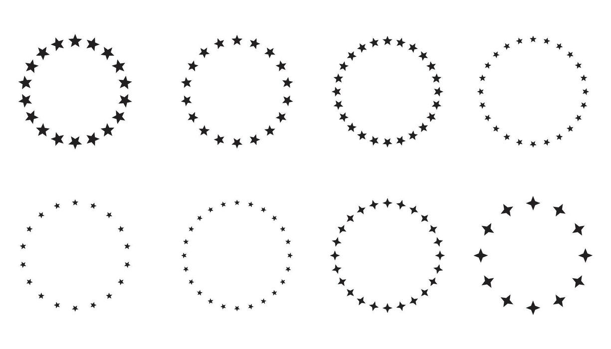 Stars Circle Vector Art, Icons, and Graphics for Free Download