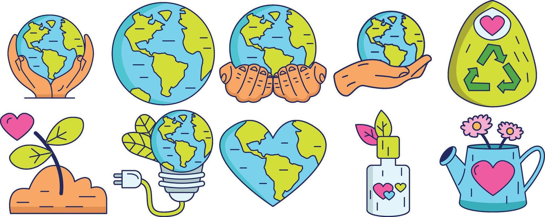 Earth Day Clipart Vector Art, Icons, and Graphics for Free Download