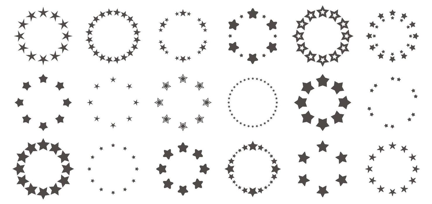 Stars Circle Vector Art, Icons, and Graphics for Free Download