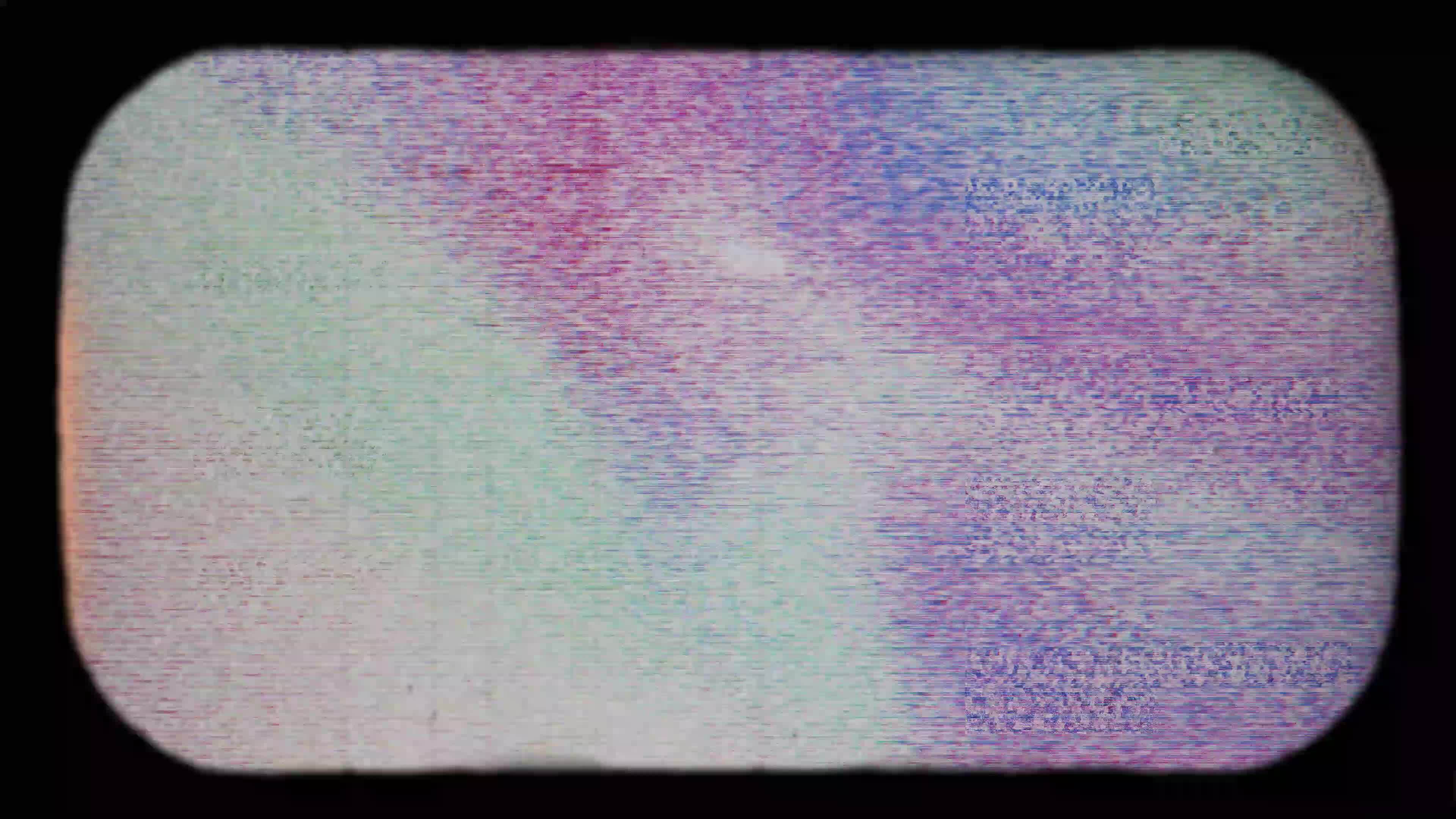 an old television screen with a rainbow colored pattern 50206481 Stock ...