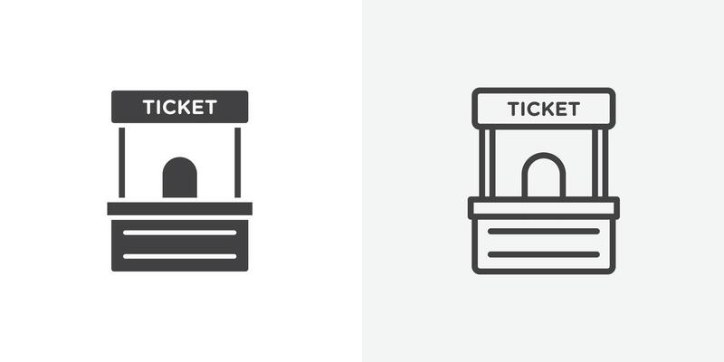 Ticket Booth Vector Art, Icons, and Graphics for Free Download