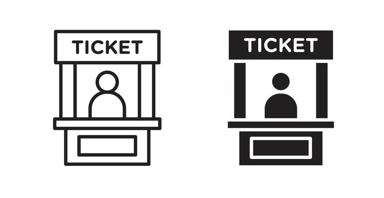 Ticket Booth Vector Art, Icons, and Graphics for Free Download