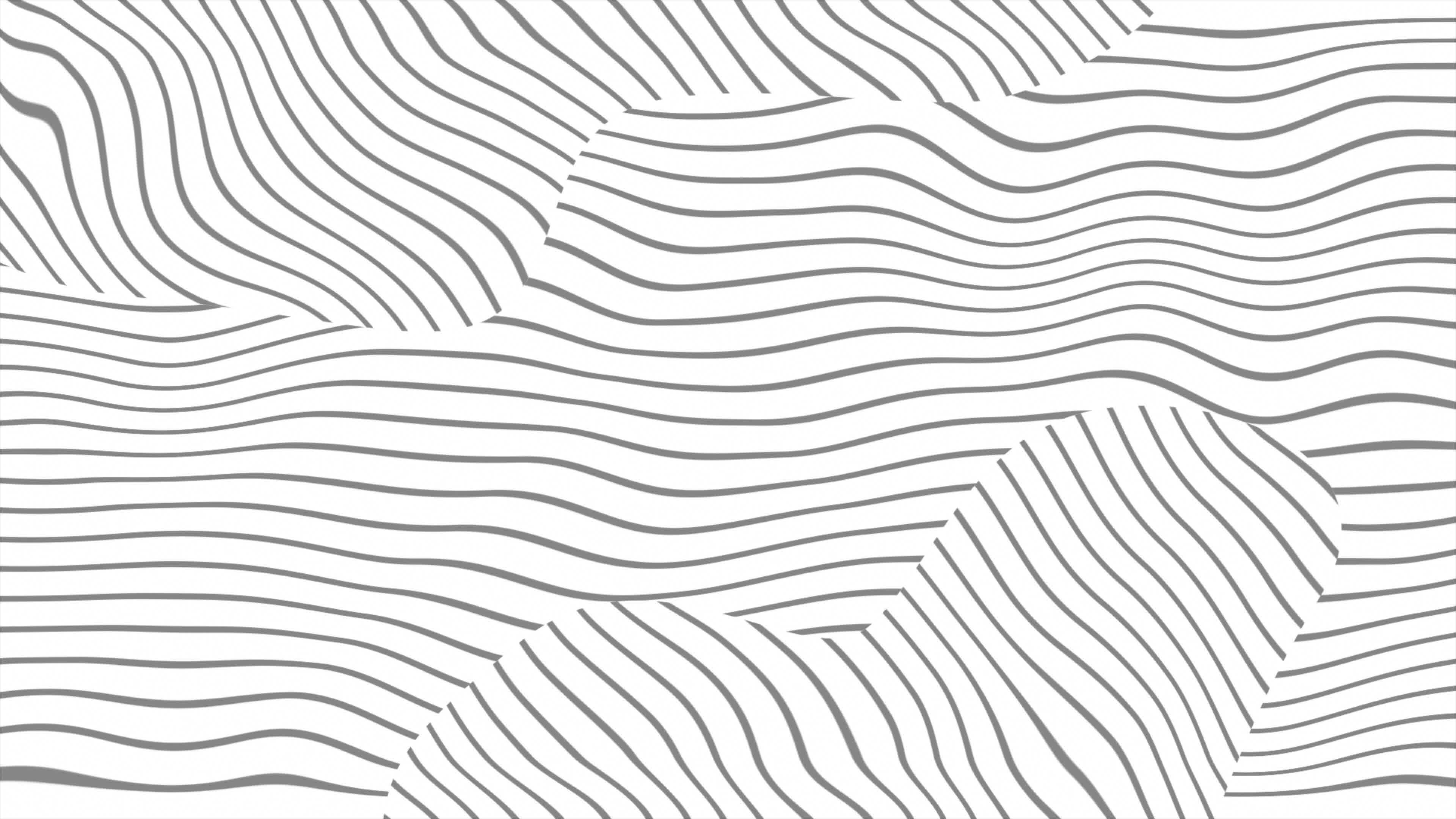 Gray Color Multiple Lines Forming Wavy Pattern Abstract Design