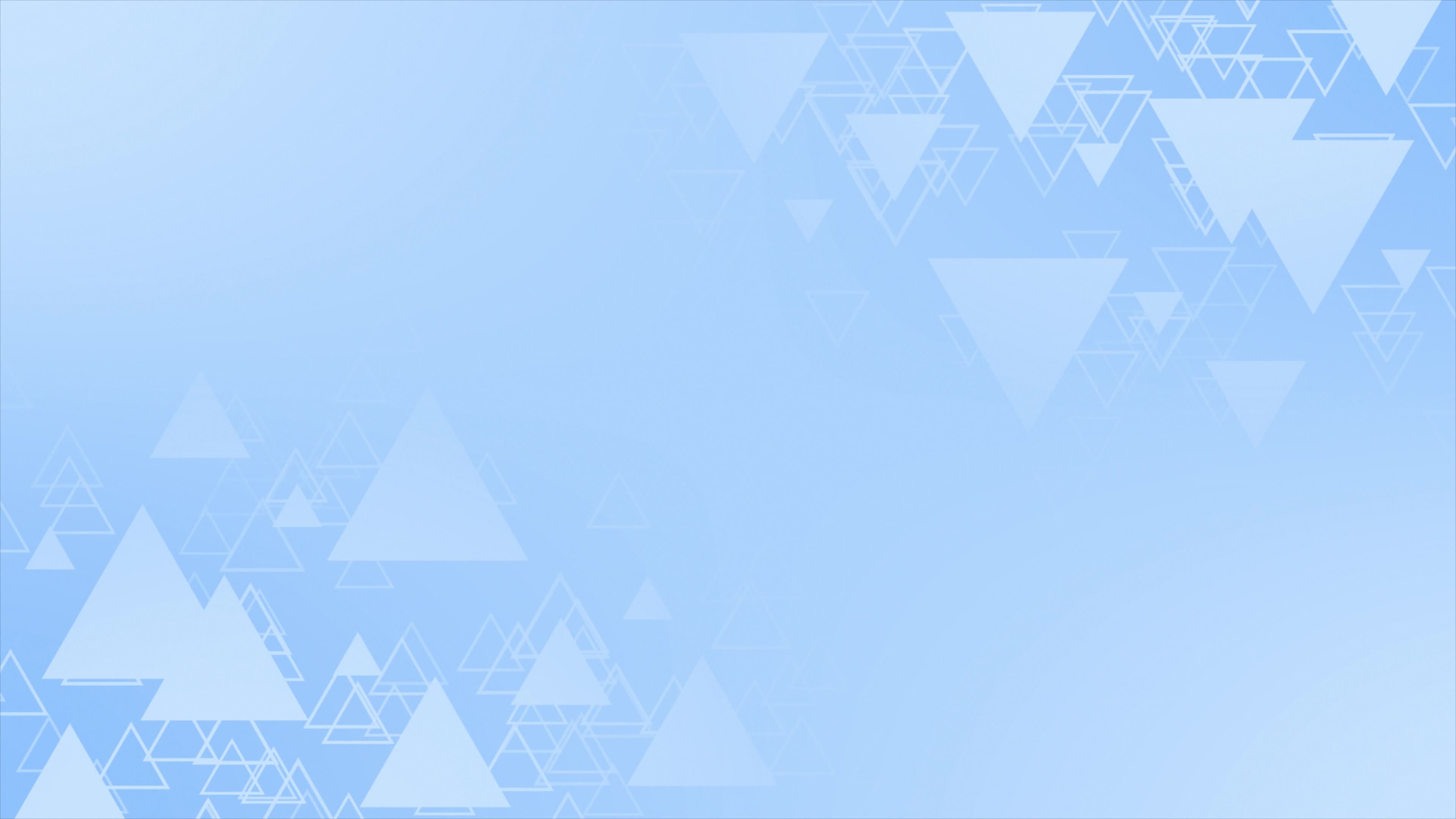 Royal Blue Color Multiple Triangle Shapes Futuristic Abstract Design Loop Able Geometric