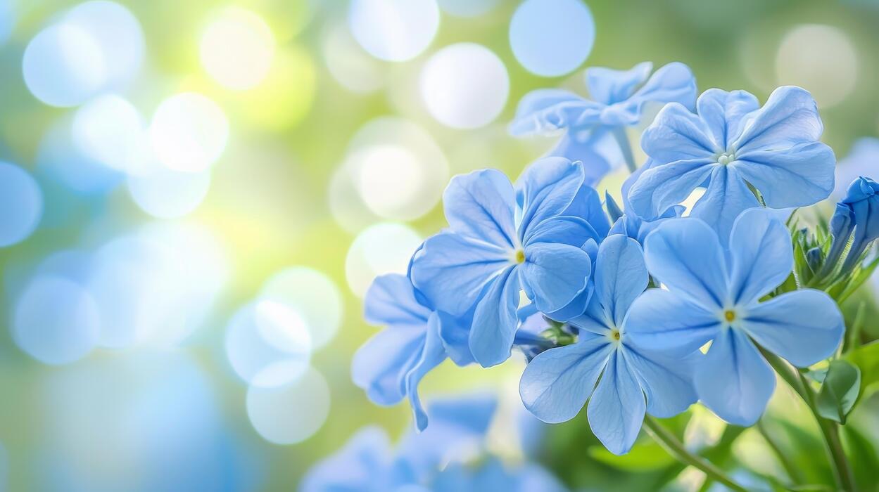 Blue Flower Photography Wallpaper