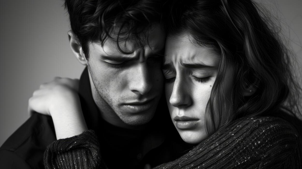 Sad Girl And Boy Stock Photos, Images and Backgrounds for Free Download