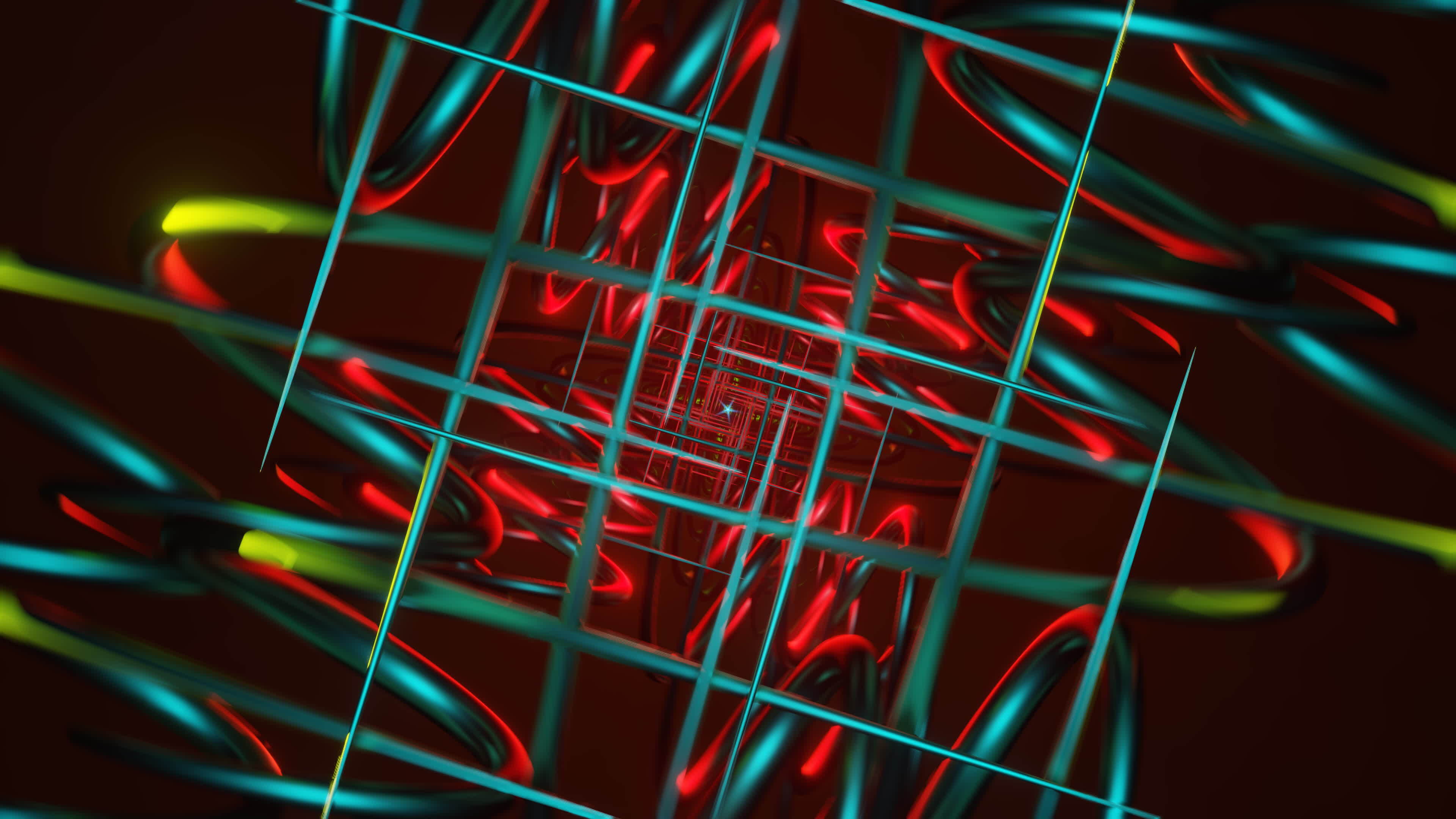 Abstract strobe lights flash in a futuristic, vibrant VJ loop. 50368292 Stock Video at Vecteezy