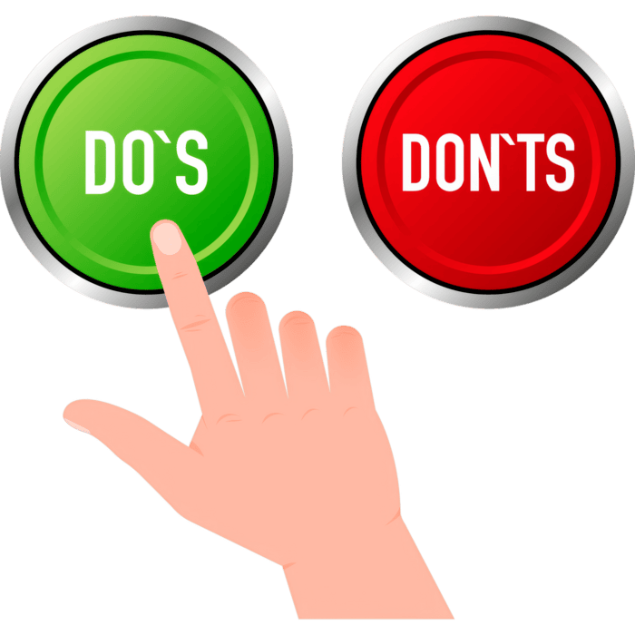 Dos And Donts PNGs for Free Download