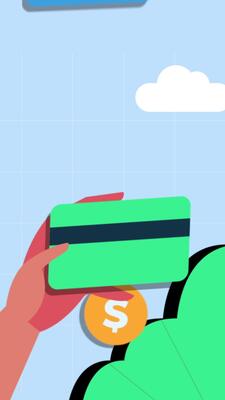 Animated Credit Card Stock Video Footage for Free Download