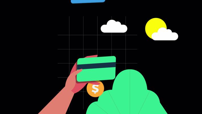 Credit Card Animation Stock Video Footage for Free Download