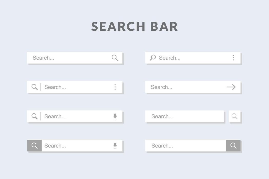 Web Search Bar Vector Art, Icons, and Graphics for Free Download