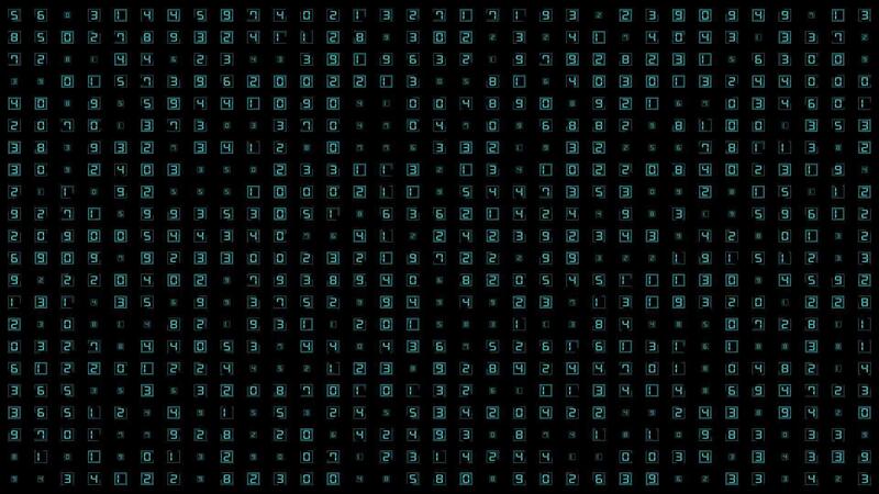 A Binary Code Pattern On A Black Background 50472146 Stock Video At