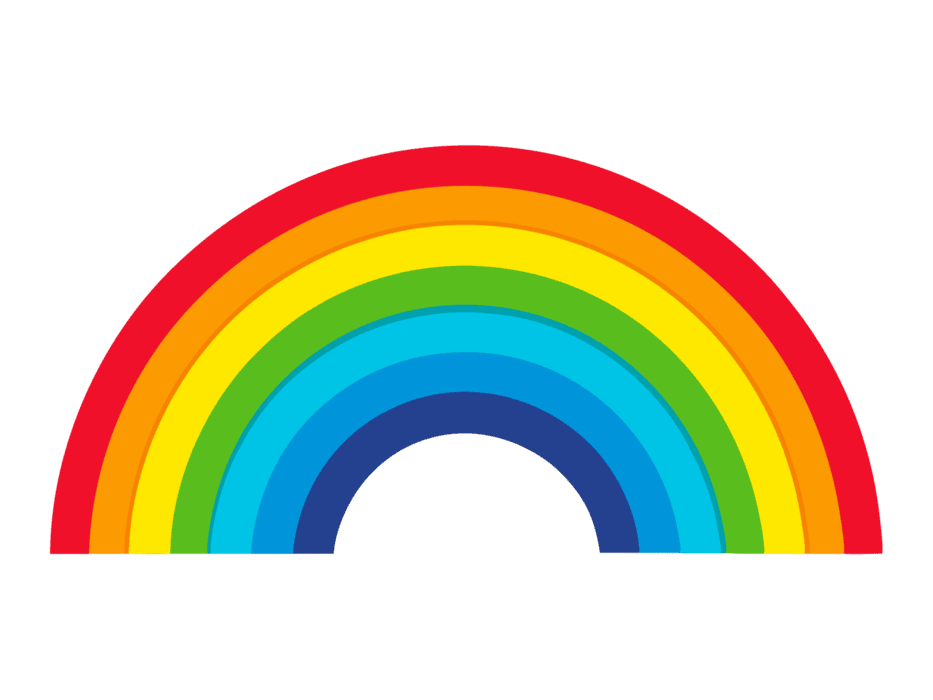 Rainbow Transparent Background PNGs for Free Download