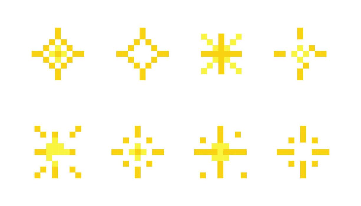 Pixel Sparkle Vector Art, Icons, and Graphics for Free Download