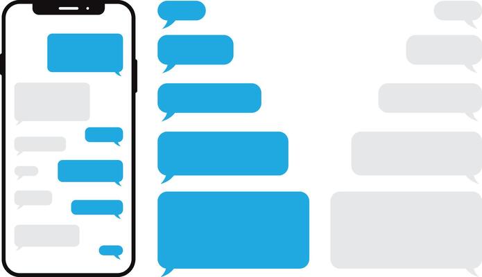 Iphone Message Vector Art, Icons, and Graphics for Free Download